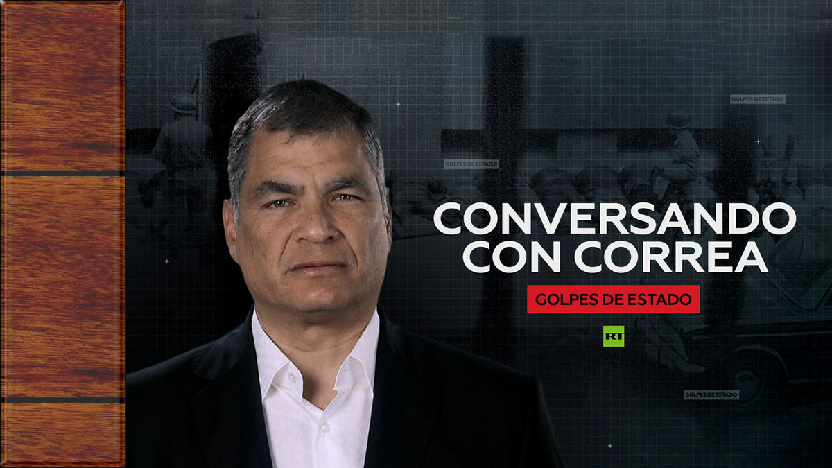 Rafael Correa vuelve a RT con una serie de programas sobre los golpes de Estado en América ...
