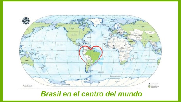 «La Tierra es redonda»: Nuevo mapamundi ubica a Brasil en el centro del ...